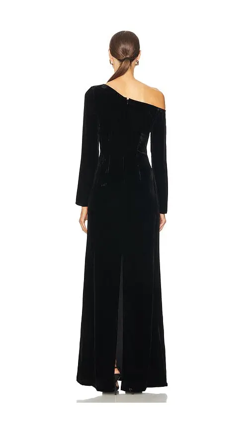 L'Agence Seren Cutout Maxi Dress