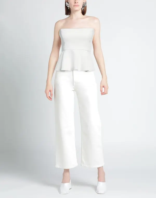 Pinko Peplum Top - White