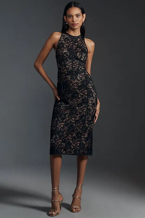 halter floral dress maxi Floral Halter Neck Maxi Tiered Dress main image 1