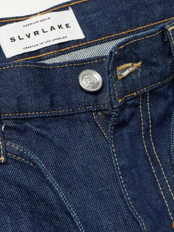 SLVRLAKE Mica Belted Wide-leg Jeans