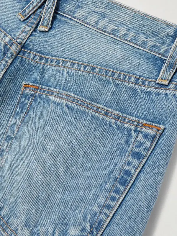 SLVRLAKE Grace Mid-rise Wide-leg Jeans - Blue