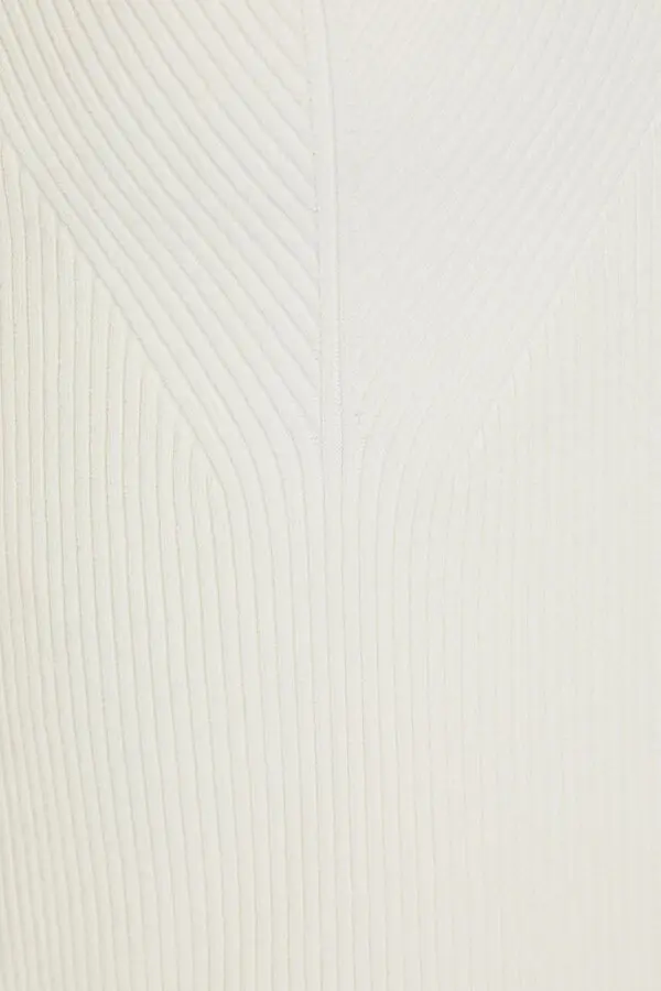 Veronica Beard Gladys Ribbed Stretch-knit Top