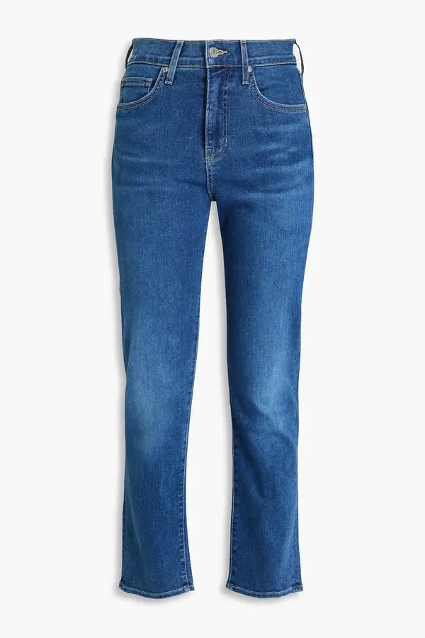 Veronica Beard Ryleigh High-rise Slim-leg Jeans