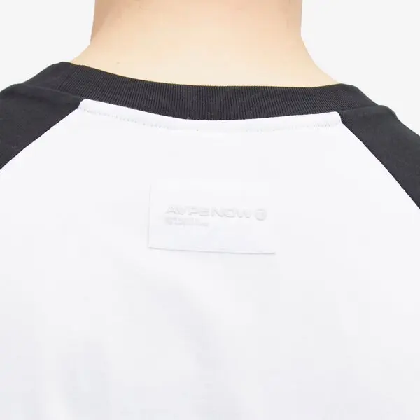 Aape By *A Bathing Ape Aape Now Raglan Long Sleeve T-Shirt In