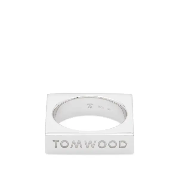 Tom Wood Square Ring - Silver