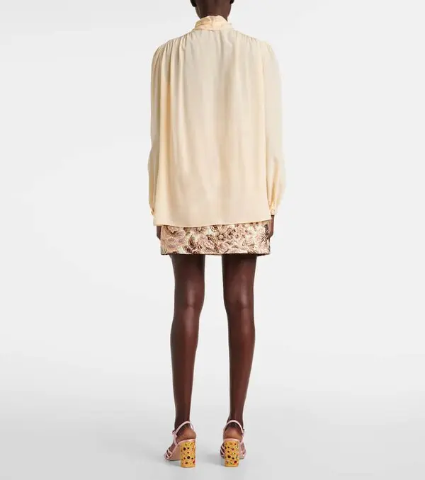 Valentino Garavani Crepe De Chine Shirt - Beige