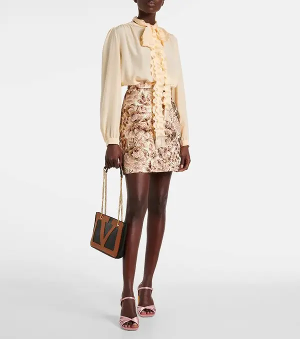 Valentino Garavani Crepe De Chine Shirt - Beige