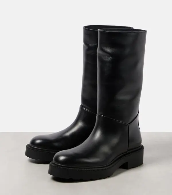 THE ROW Nobilis Tr Leather Boots