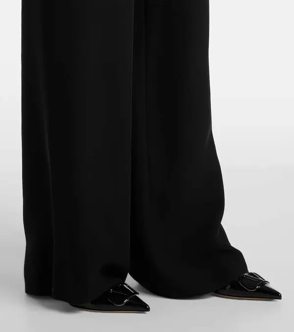 Valentino Garavani Cady Couture Wide-leg Pants