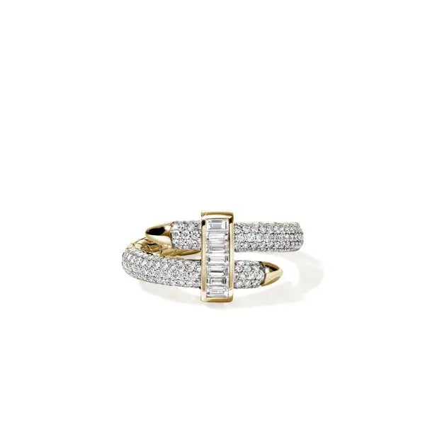 John Hardy Artisan Series Spear Ring - White Diamond