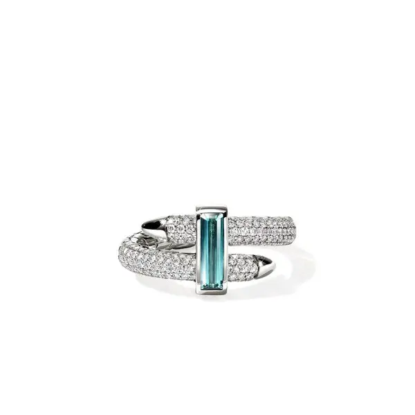 John Hardy Artisan Series Spear Ring - White Diamond