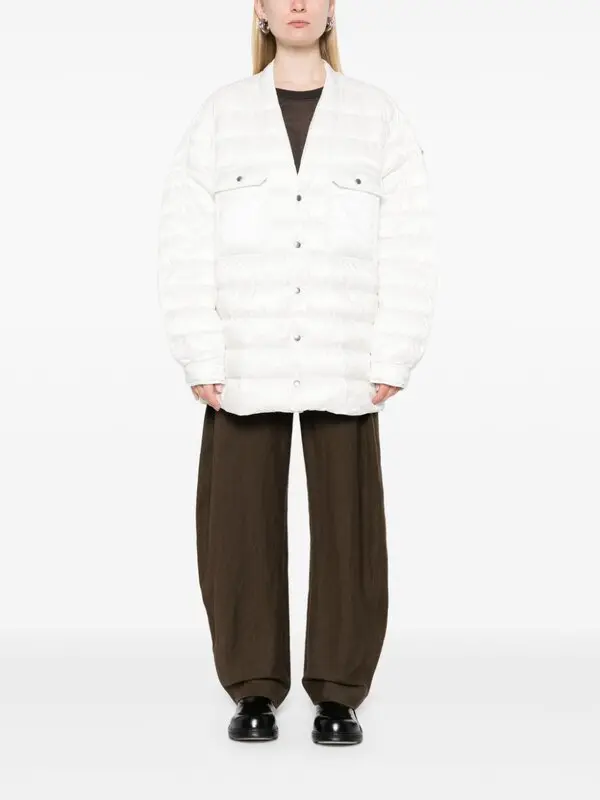 MONCLER + RICK OWENS Outerwear Down Jacket - White