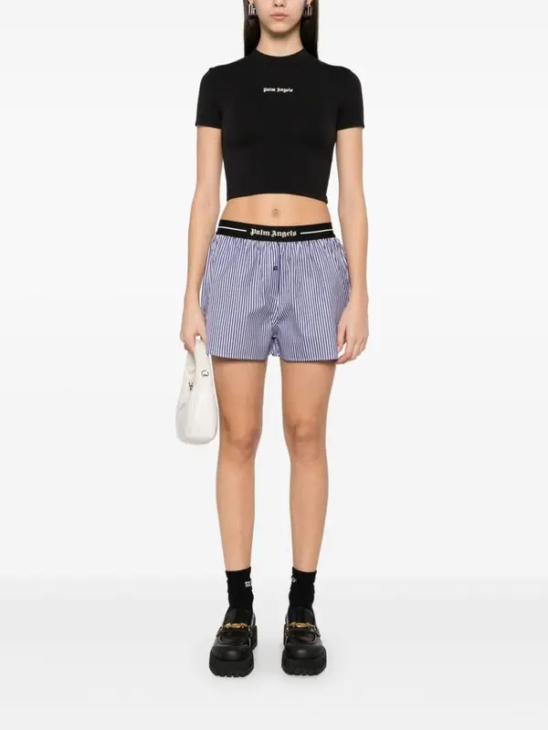 Palm Angels Striped Shorts