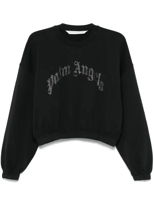 Palm Angels Curved-logo Sweatshirt