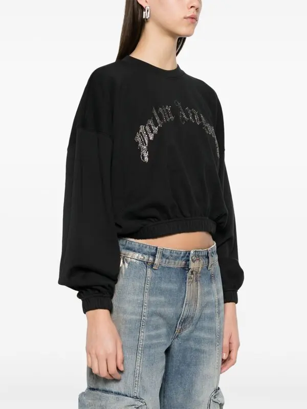 Palm Angels Curved-logo Sweatshirt