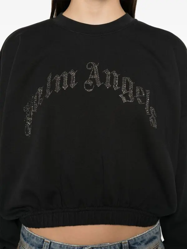 Palm Angels Curved-logo Sweatshirt
