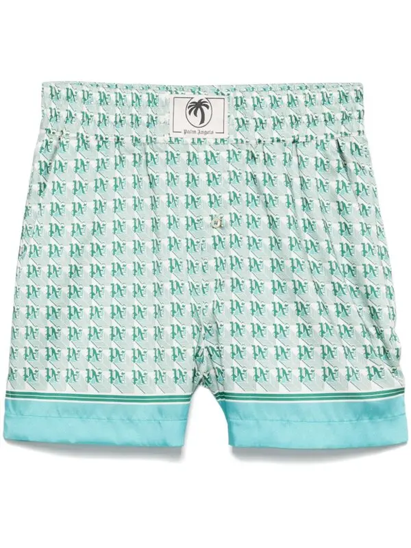 Palm Angels Monogram-print Shorts