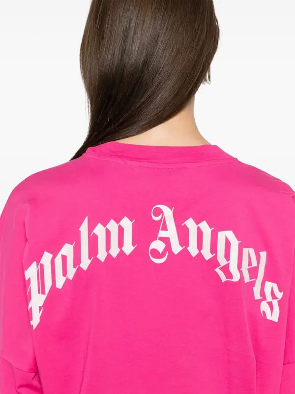 Palm Angels Curved-logo Mini Dress