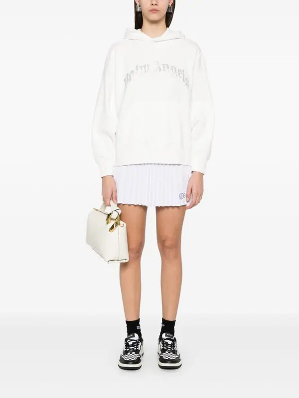 Palm Angels Crystal Embellished Hoodie