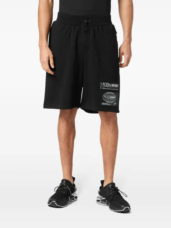PLEIN SPORT Logo-patch Track Shorts
