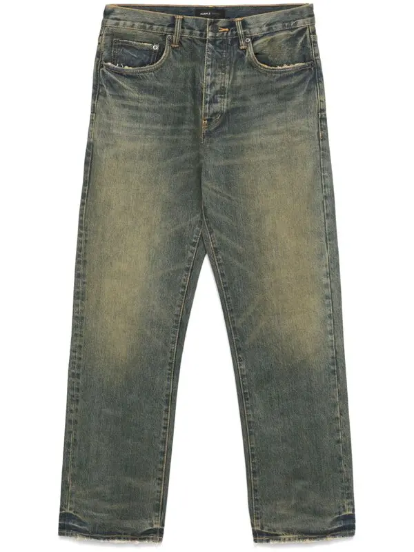 PURPLE BRAND Mid-rise Straight Jeans