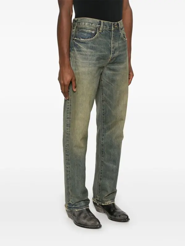 PURPLE BRAND Mid-rise Straight Jeans