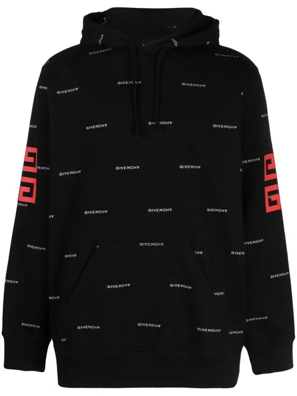 Givenchy 4g-print Cotton Hoodie