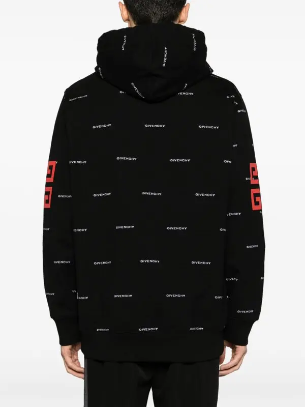 Givenchy 4g-print Cotton Hoodie