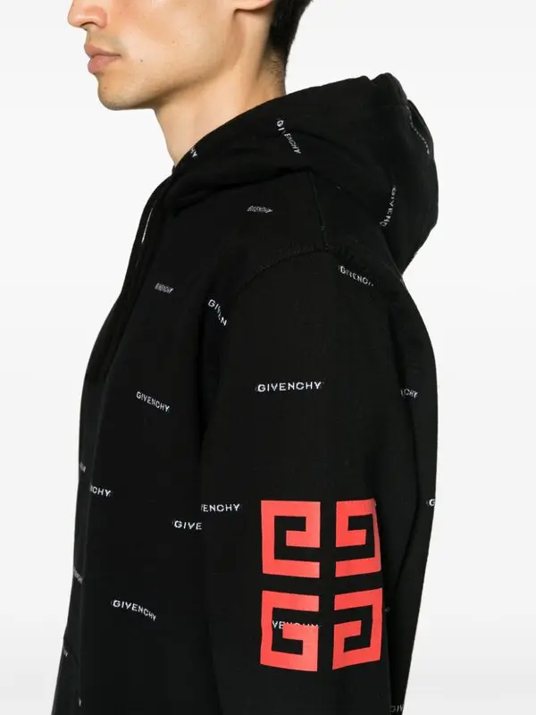 Givenchy 4g-print Cotton Hoodie