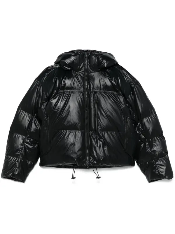 Adidas By Stella McCartney Logo-patch Puffer Jacket - Black