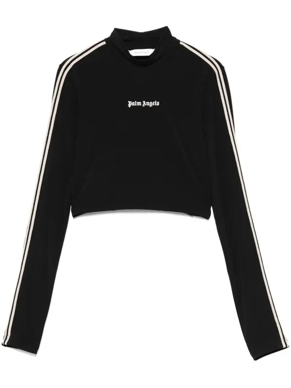 Palm Angels Logo-embroidered T-shirt