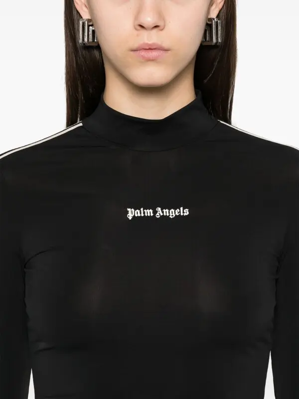 Palm Angels Logo-embroidered T-shirt