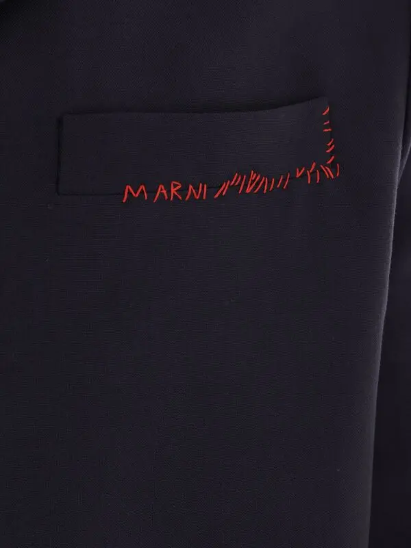 Marni Embroidered-logo Jacket