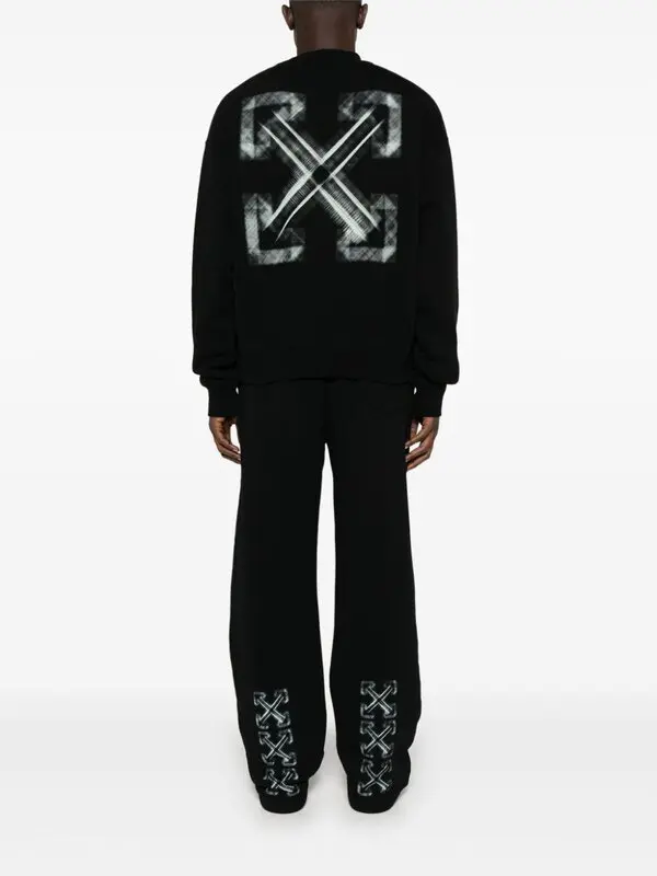 Off-White Vibe Arrow Skate Sweatshirt - Black
