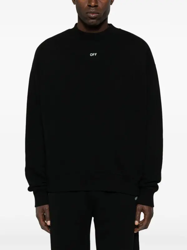 Off-White Vibe Arrow Skate Sweatshirt - Black