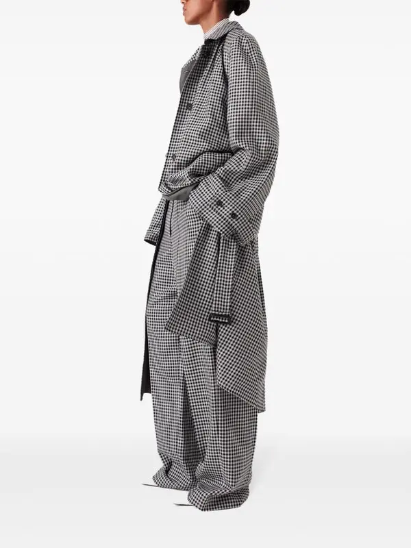 Stella McCartney Checked Reversible Car Coat