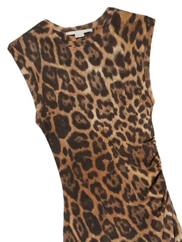 Stella McCartney Leopard-print Dress - Neutrals