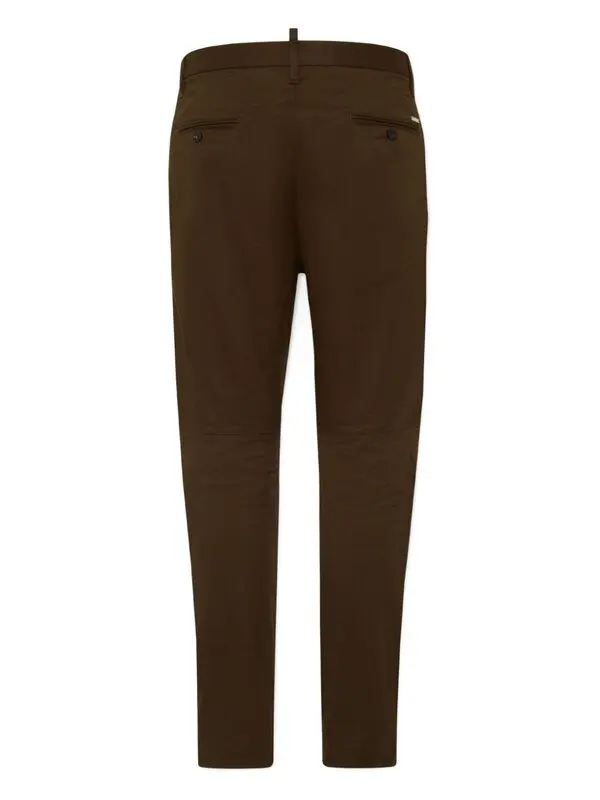 Dsquared2 Tapered Leg Cotton Trousers