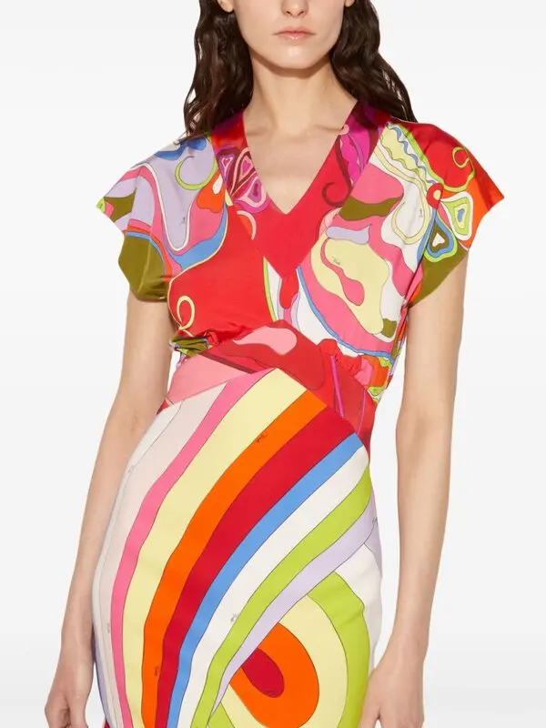 Emilio Pucci Iride-print Dress
