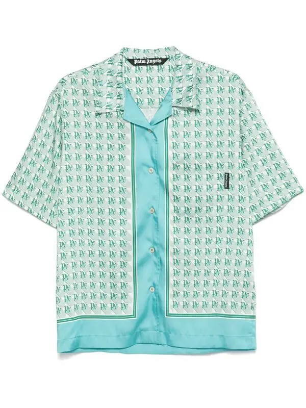 Palm Angels Monogram-print Shirt
