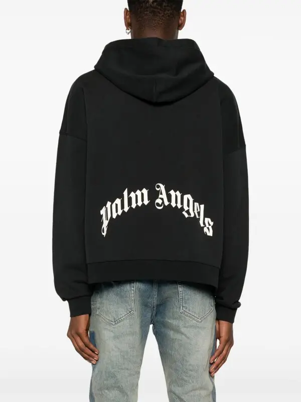 Palm Angels Curved-logo Hoodie
