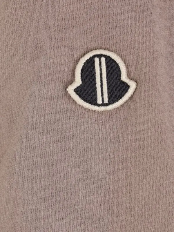 MONCLER + RICK OWENS Logo-patch T-shirt