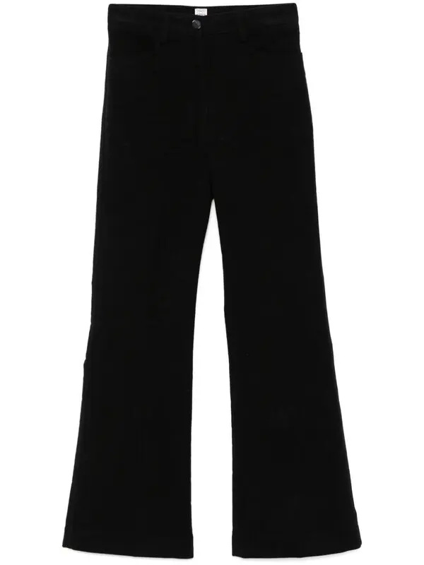 TOTEME Flared Moleskin Trousers