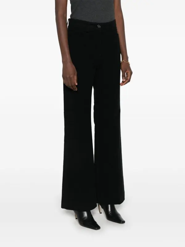 TOTEME Flared Moleskin Trousers