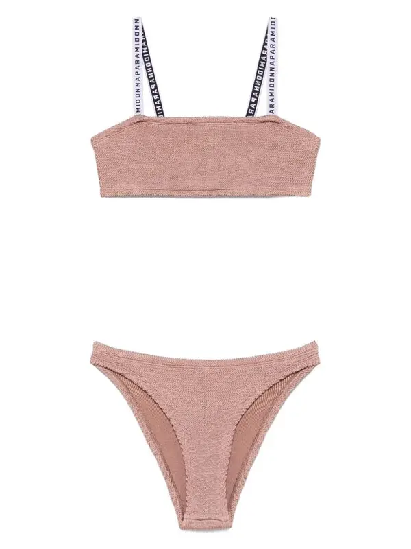 PARAMIDONNA Merry Crinkled Bikini Set - Neutrals
