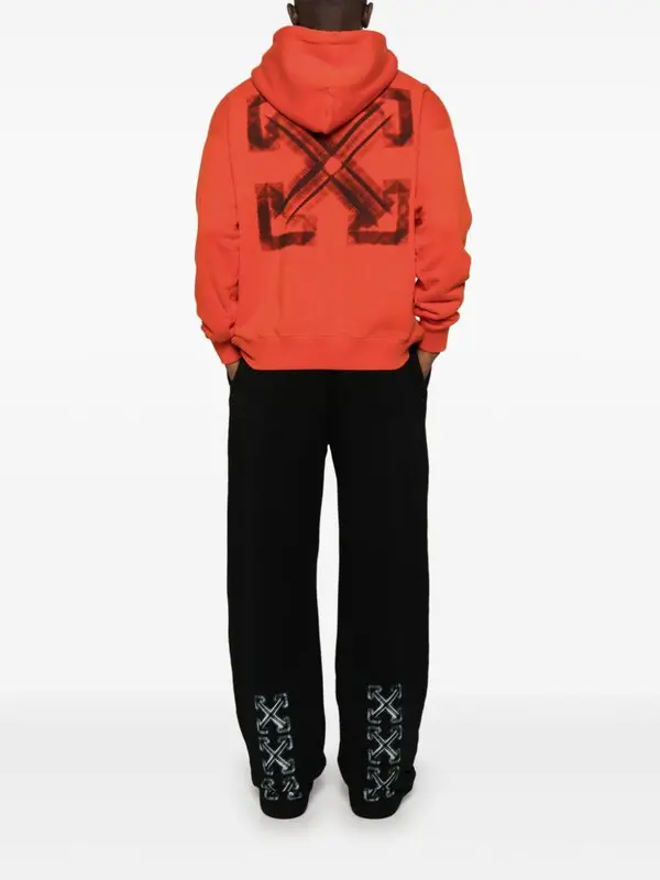 Off-White Vibe Arrow Hoodie - Orange