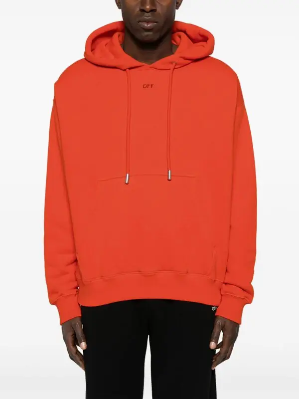 Off-White Vibe Arrow Hoodie - Orange