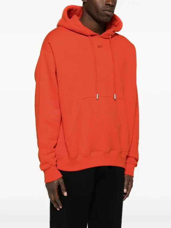 Off-White Vibe Arrow Hoodie - Orange