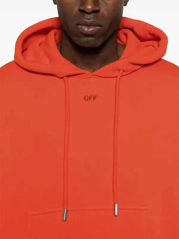 Off-White Vibe Arrow Hoodie - Orange