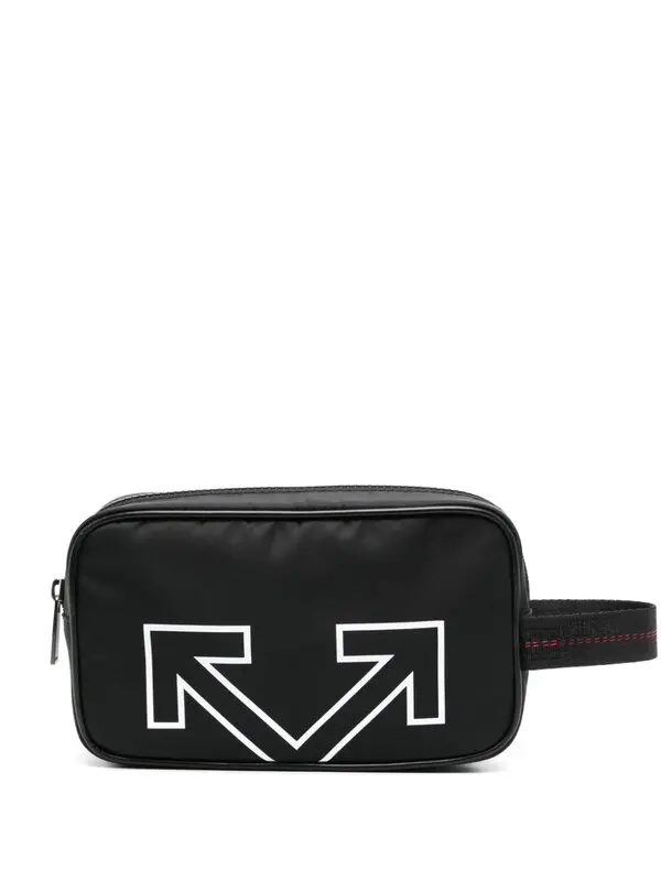 Off-White Heritage Wash Bag - Black